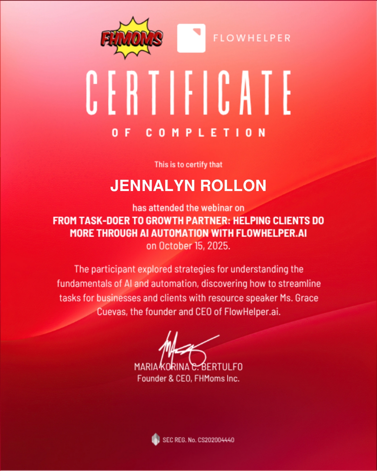 Jennalyn V. Rollon // Virtual Assistant - Myprofile